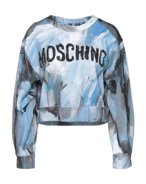 Moschino Moschino Couture Cotton Sweatshirt Blue