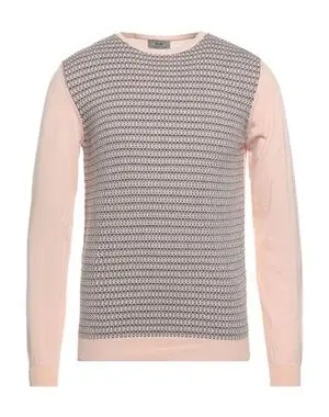 CC COLLECTION CORNELIANI Sweater In Cotton With Jacquard Pattern