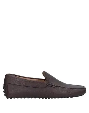 TOD'S Leather Driving Loafers - Brown