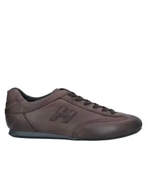Hogan Leather Low-top Sneakers - Brown