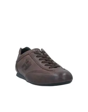 Hogan Leather Low-top Sneakers - Brown