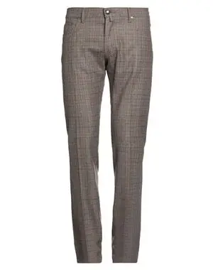JACOB COHЁN Glen Plaid Virgin Wool, Polyamide, Polyester, And Cotton Pants