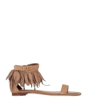 TOD'S Leather Sandals - Beige