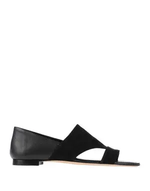 TOD'S Leather Sandals - Black
