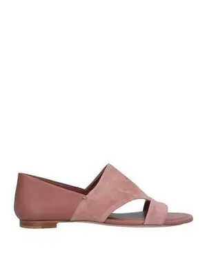 Women's Pink Leather Sandals