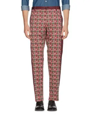 Dolce & Gabbana Jacquard Logo Print Tapered Leg Trousers