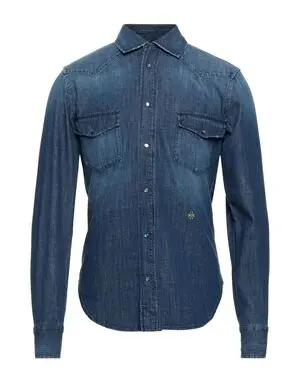 JACOB COHЁN Denim Shirt Size Cotton