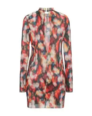 FRANKIE MORELLO Floral-print Mini Dress - Red
