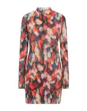 FRANKIE MORELLO Floral-print Mini Dress - Red