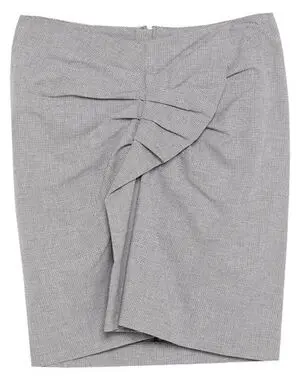 MARANT ETOILE Mini Skirt In Cotton And Linen - Grey