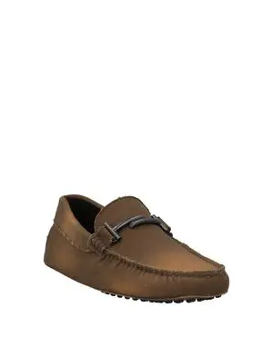 TOD'S Loafers With Metal Detailing - Brown