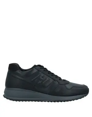 Hogan Leather Sneakers - Black