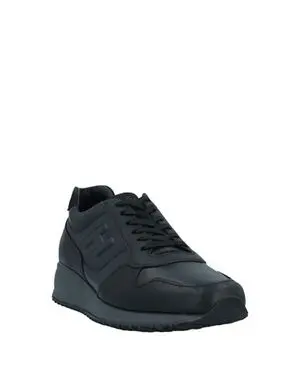Hogan Leather Sneakers - Black