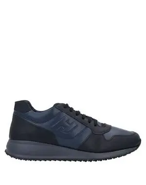 Hogan Leather Sneakers Blue