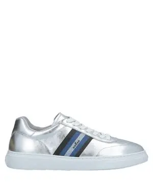 Hogan Leather Low-top Sneakers - Silver