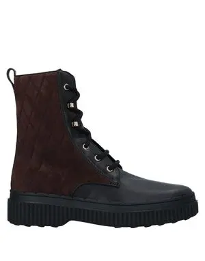 TOD'S Leather Ankle Boots - Black