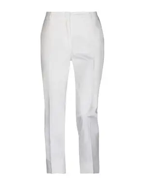 Peserico Woman Pants Sand Size 2 Cotton, Elastane Ivory