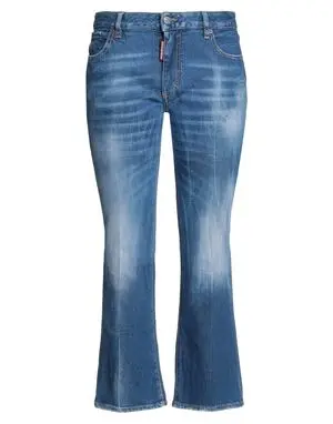Dsquared2 Jeans In Cotton, Elastane, And Cow Leather