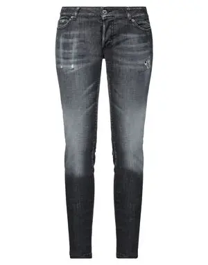 Dsquared2 Jeans In Cotton, Elastane, And Cow Leather