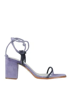 ALOHAS ALOHAS Leather Thong Sandals Lilac