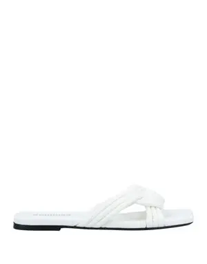BALDININI Sandals Textile Fibers - White