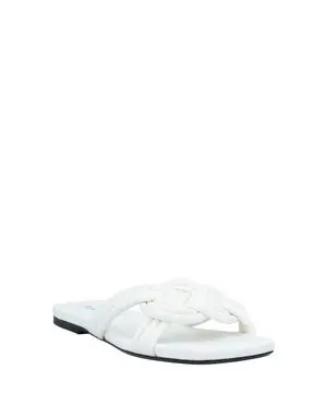 BALDININI Sandals Textile Fibers - White
