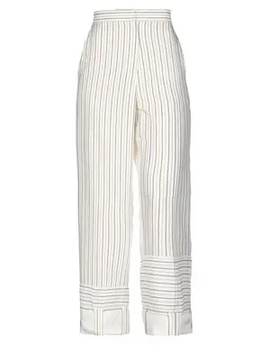 JW Anderson Pants Size Viscose, Cotton, Cupro - Ivory