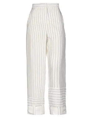 JW Anderson Pants Size Viscose, Cotton, Cupro - Ivory