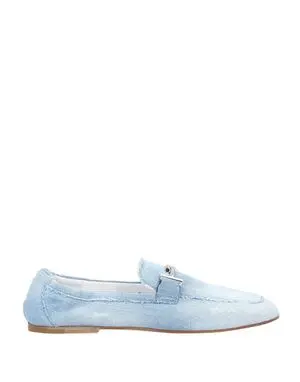 TOD'S Loafers In Textile Fibers - Blue