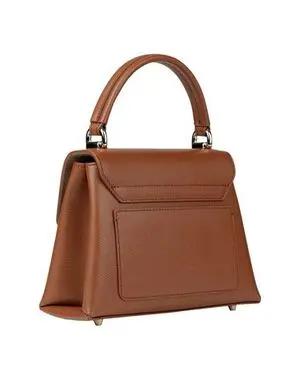 Furla 1927 Mini Top Handle Handbag In Soft Leather - Brown