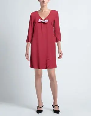 SEVENTY VENEZIA Mini Flared Dress - Red