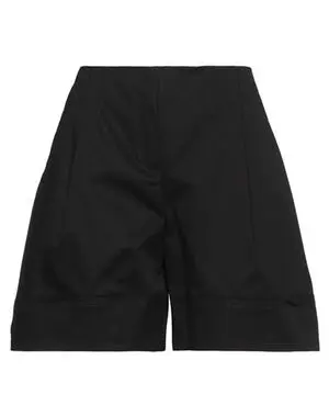 BALLANTYNE Cotton Blend Bermuda Shorts - Black