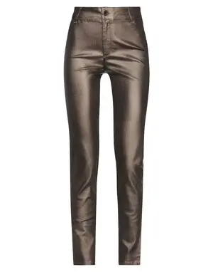 LIU •JO Slim-Leg Tapered Pants Bronze