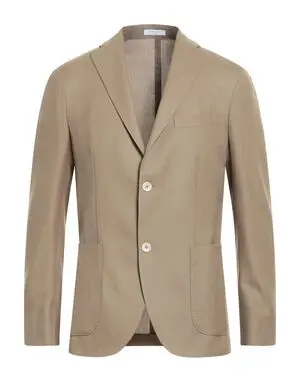 Boglioli Man Blazer Black Size 40 Wool Sand