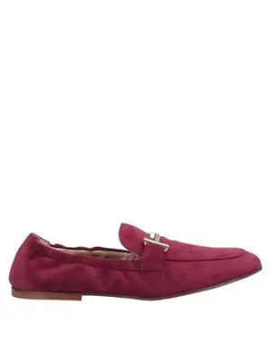 TOD'S TOD'S Leather Loafers Red