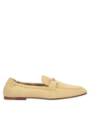 TOD'S Leather Loafers - Yellow