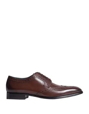 Dunhill Lace-up Brogues In Leather - Brown