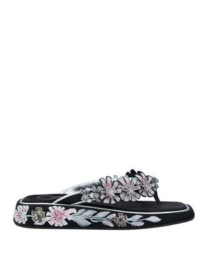 ROGER VIVIER Thong Sandals - Black