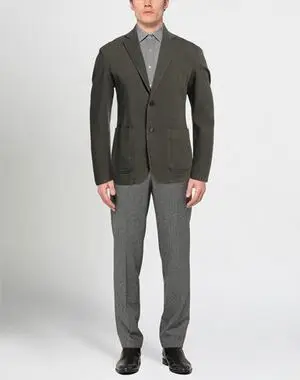 DONDUP Blazer In Linen, Lyocell, And Elastane - Green