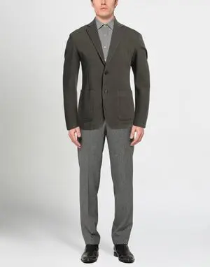 DONDUP Blazer In Linen, Lyocell, And Elastane - Green