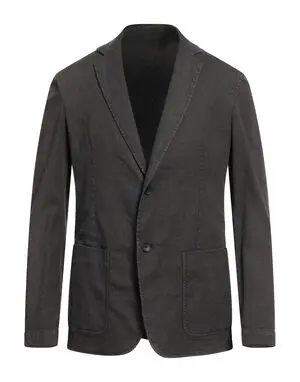 DONDUP Blazer In Linen, Lyocell, And Elastane Lead