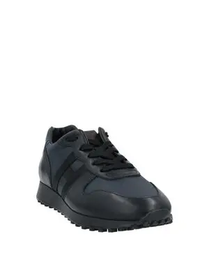 Hogan Sneakers Midnight Size Leather, Textile Fibers - Blue