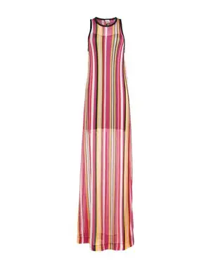 Pinko PINKO Striped Maxi Dress Fuchsia