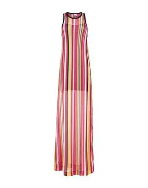 Pinko Striped Maxi Dress - Pink