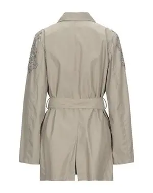 Blumarine Belted Twill Trench Coat