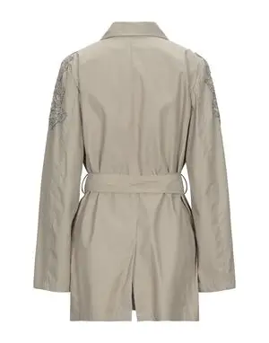 Blumarine Belted Twill Trench Coat