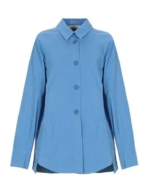 Peuterey Cotton Overshirt Pastel Blue