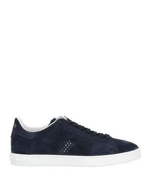 TOD'S Sneakers In Leather - Dark Blue