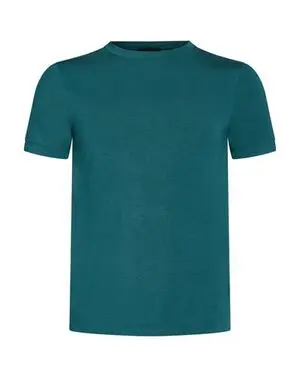 Giorgio Armani T-shirt Deep Teal Size Viscose, Elastane - Green
