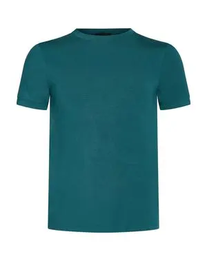 Giorgio Armani T-shirt Deep Teal Size Viscose, Elastane